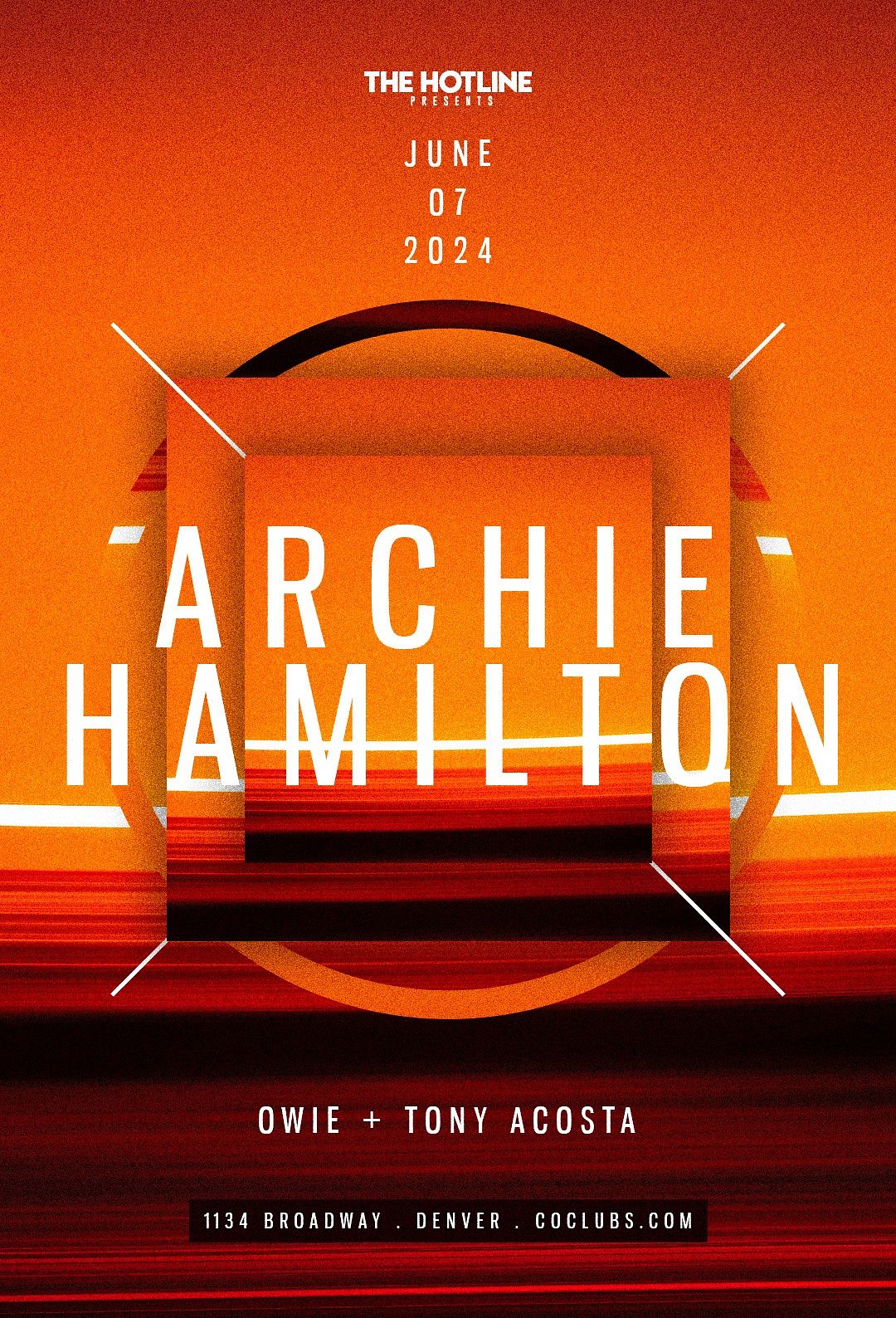 Archie Hamilton Tickets at Studio 1134 in Denver by Studio 1134 | Tixr