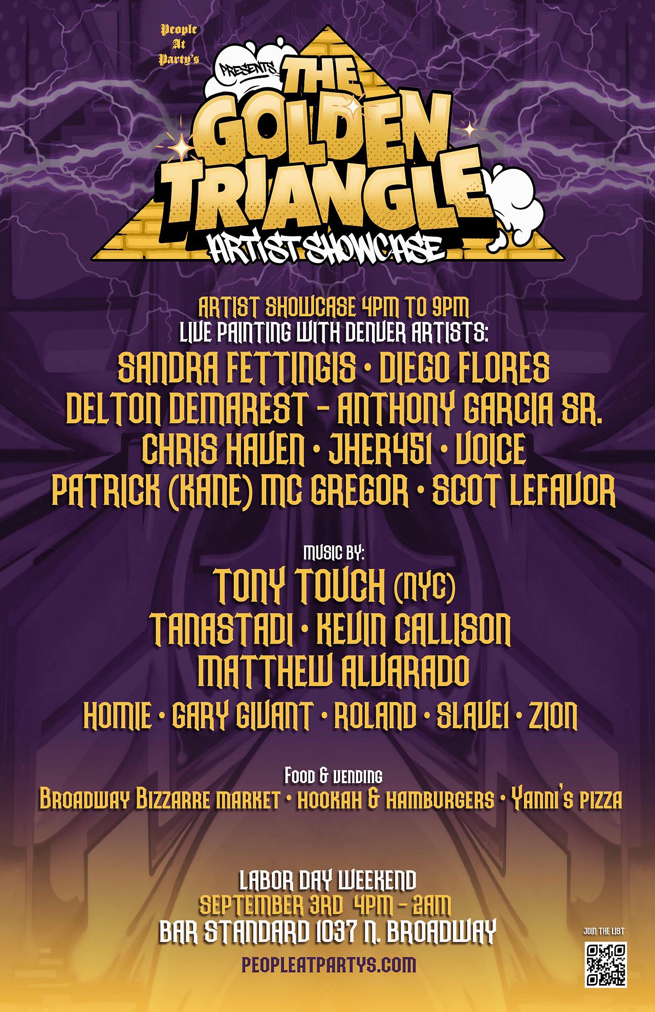 The Golden Triangle Artist Showcase Tickets at Bar Standard in Denver ...