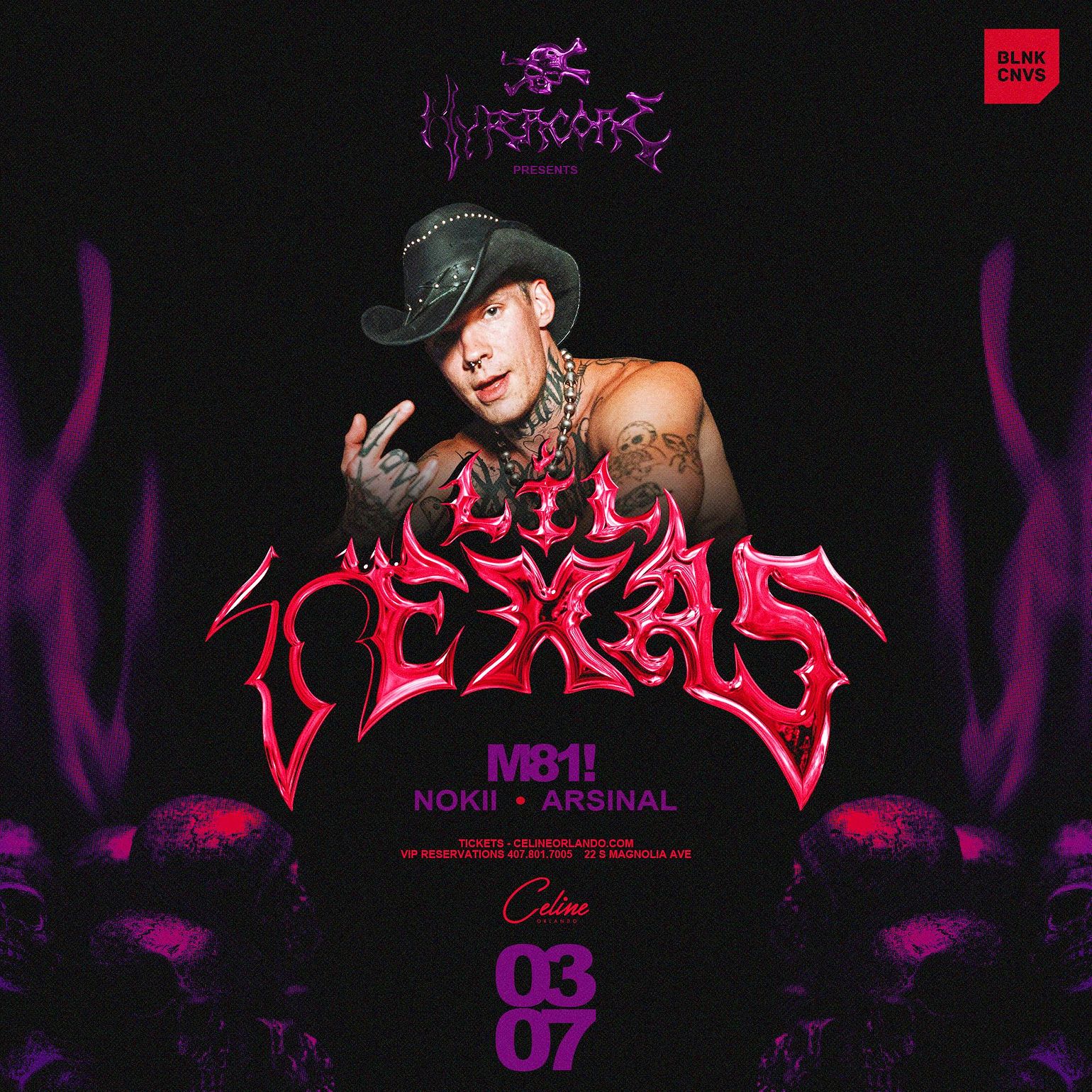 LIL TEXAS PLANET TEXCORE TOUR Tickets at CELINE ORLANDO in Orlando by ...