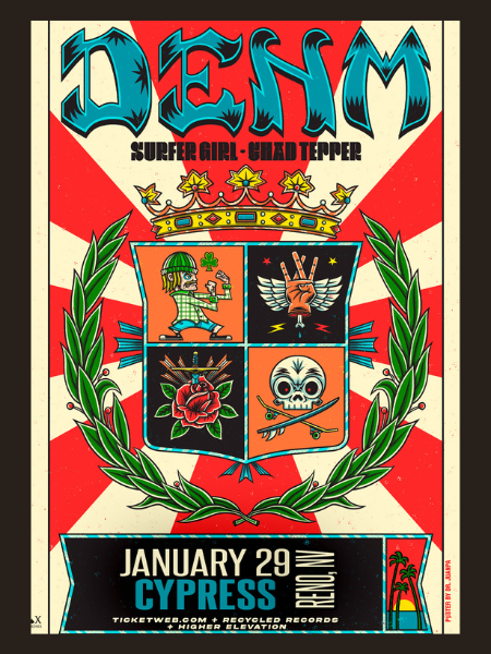 DENM, Surfer Girl, Chad Tepper Tickets at Cypress Reno in Reno by ...