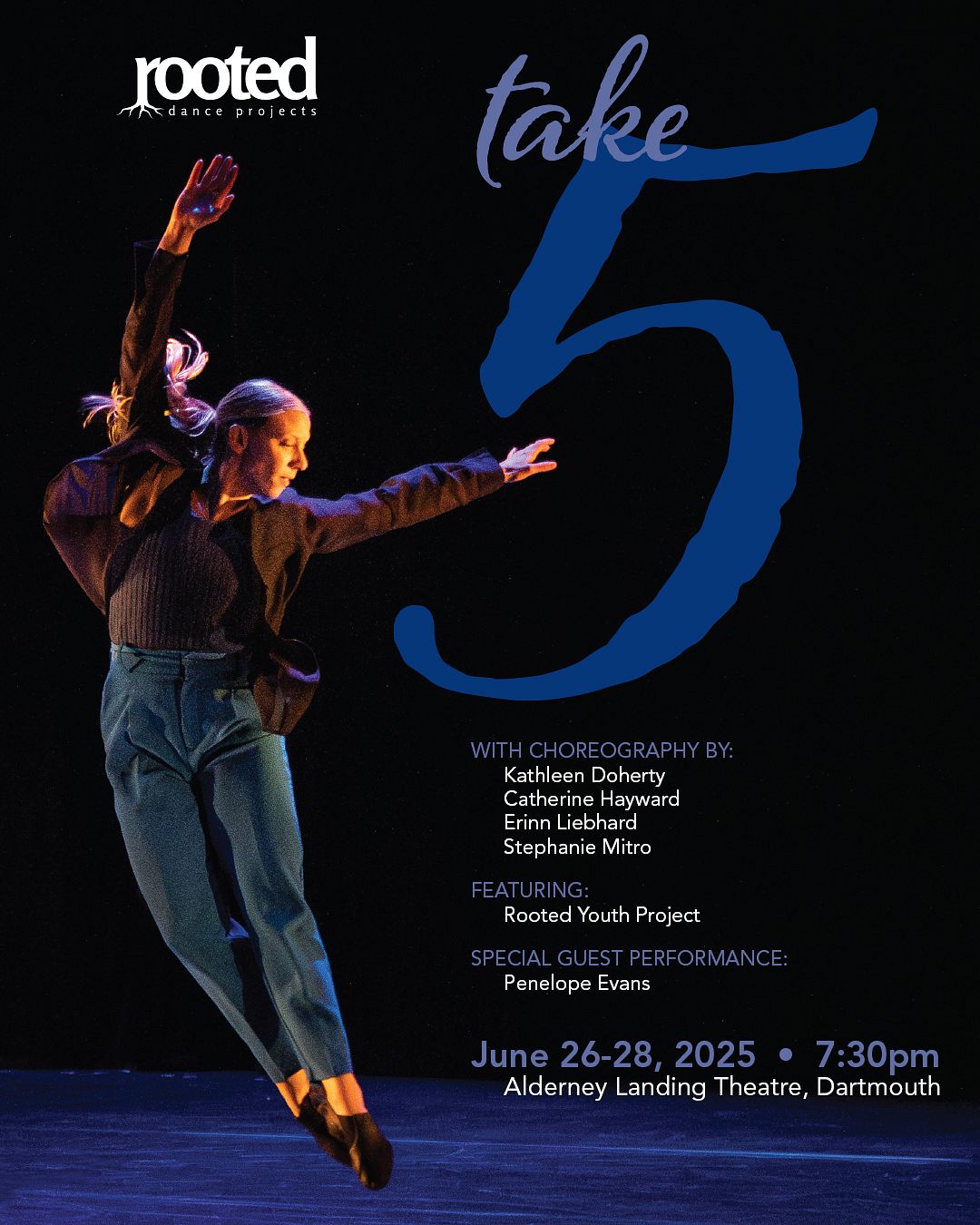 ROOTED DANCE PRESENTS "TAKE 5" Tickets at Alderney Landing in Halifax Regional Municipality by ...