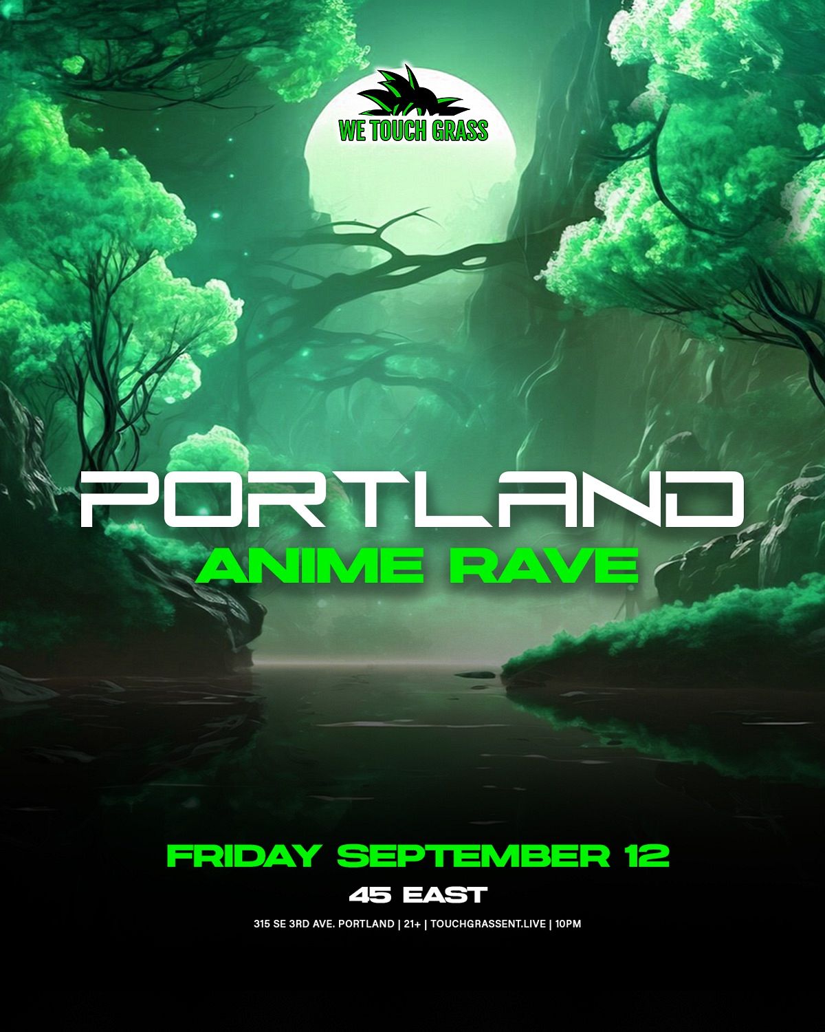 PORTLAND ANIME RAVE Tickets at 45 East in Portland by 45 East | Tixr