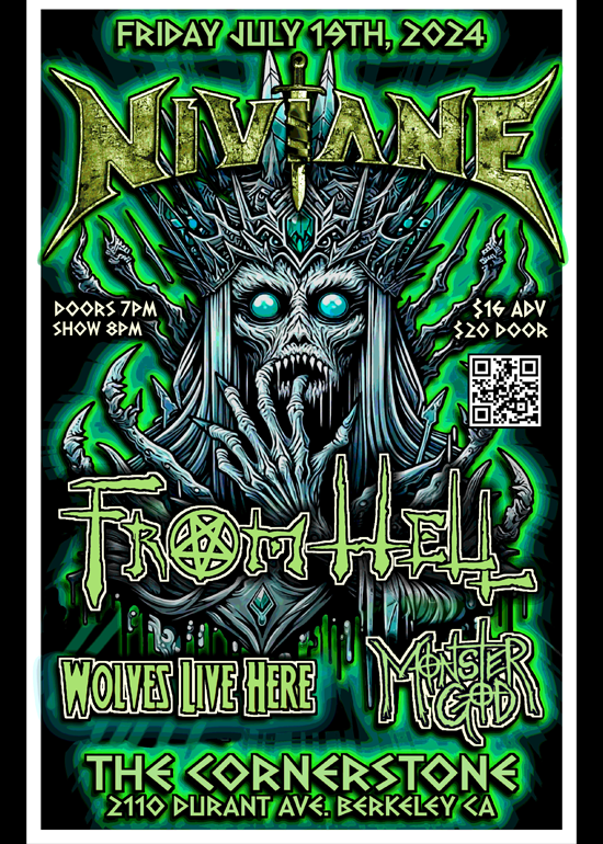 Niviane, From Hell, Monster God and Wolves Live Here Tickets at ...