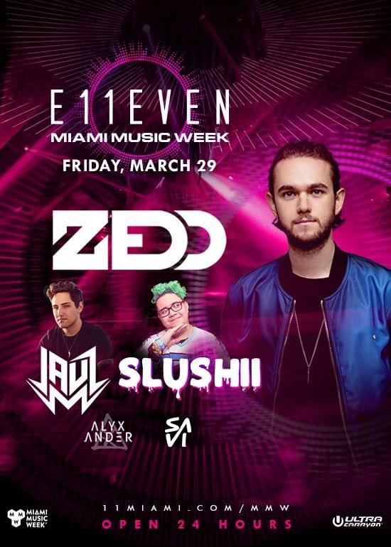 ZEDD Tickets at E11EVEN Miami in Miami by 11 Miami | Tixr