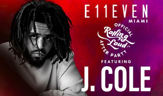 J. Cole: Official Rolling Loud After Party Tickets at E11EVEN Miami in ...