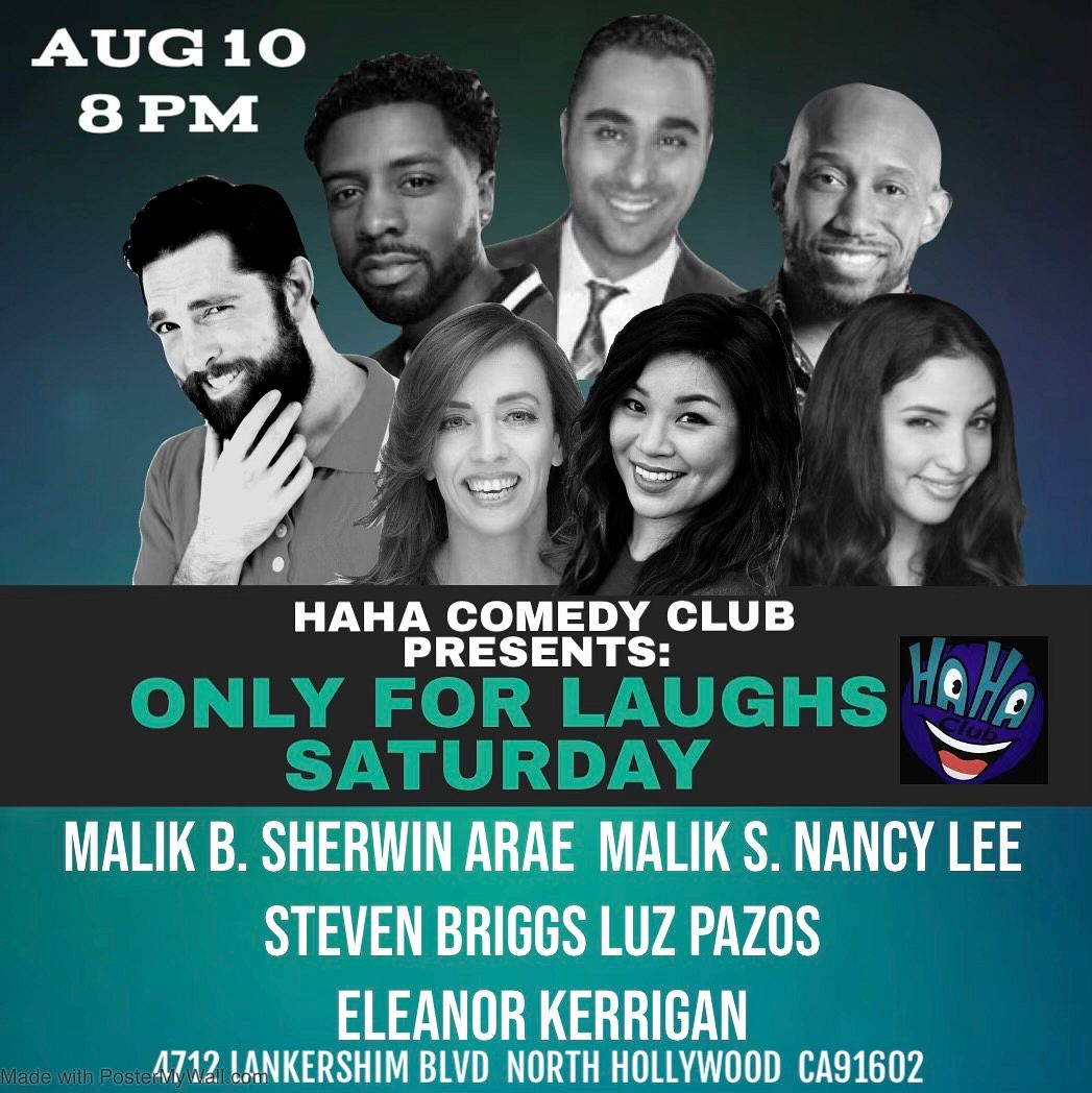 Saturday Comedy Tickets at Ha Ha Comedy Club in Los Angeles by Haha ...