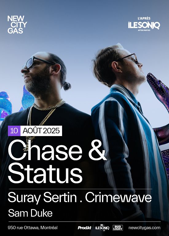 Chase & Status, Suray Sertin, Crimewave, Sam Duke Tickets at New City ...