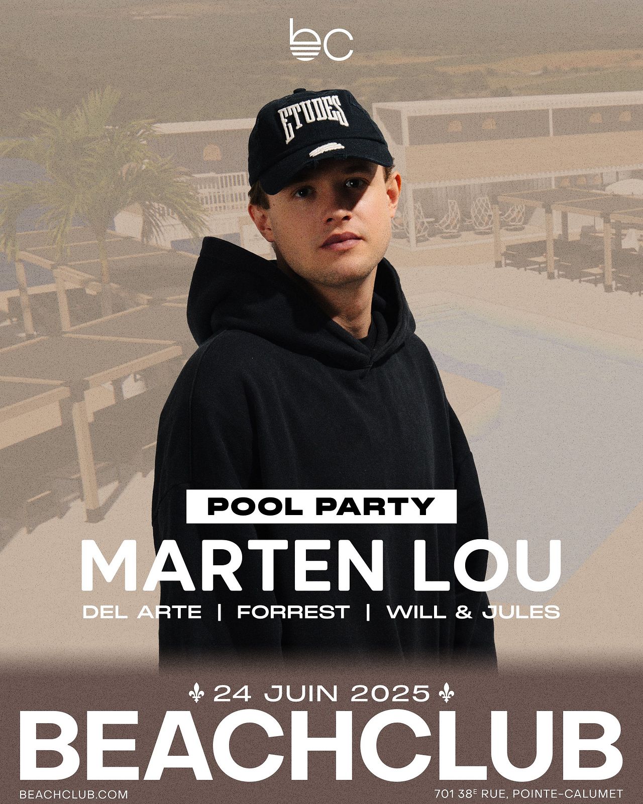 MARTEN LOU - POOL PARTY Tickets at Beachclub in Pointe-Calumet by ...