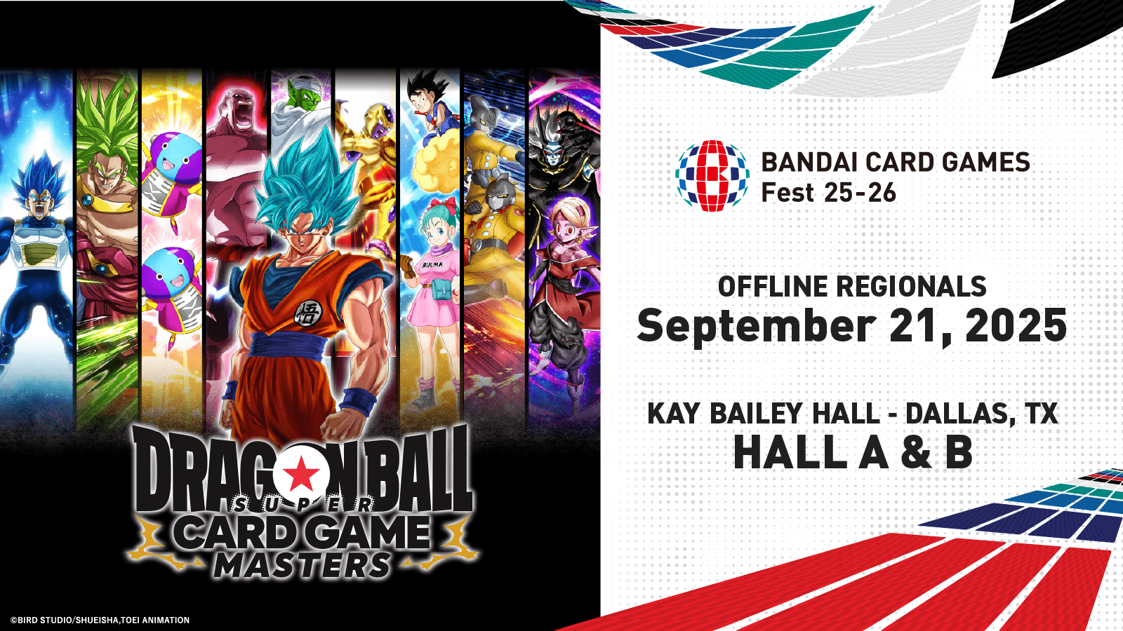 Dragon Ball Super - Masters Side Event 1 Sunday Tickets at Kay Bailey ...