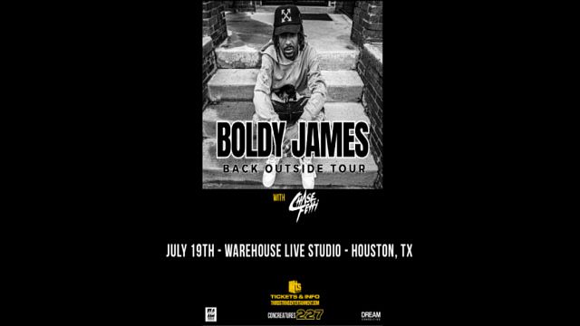 BOLDY JAMES BACK OUTSIDE TOUR Tickets at The Studio at Warehouse Live ...