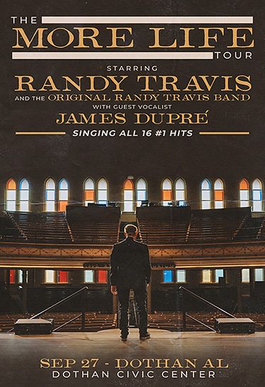 Randy Travis: More Than Life Tour Tickets at Dothan Civic Center Arena ...