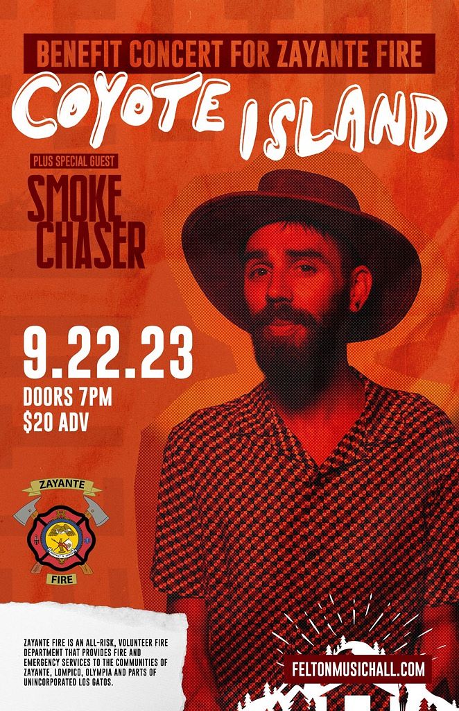 Coyote Island and Special Guest Smoke Chaser Tickets at Felton Music ...