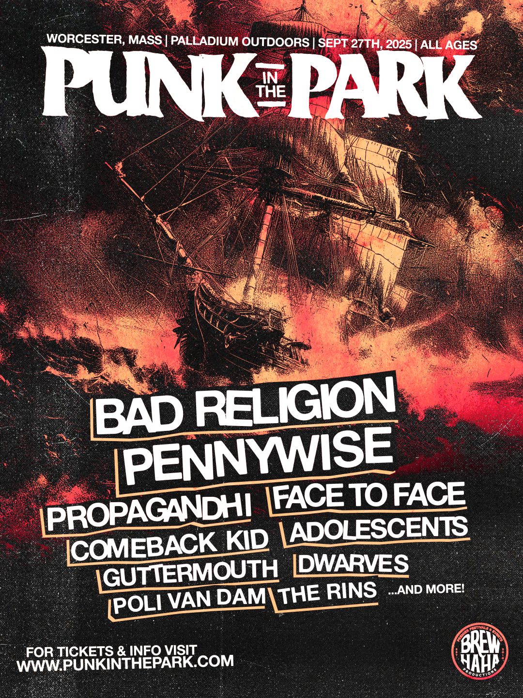 Punk In The Park Tickets at Palladium Outdoors in Worcester, MA by The ...