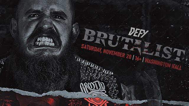 DEFY Brutalist Tickets at Washington Hall in Seattle by DEFY Wrestling ...