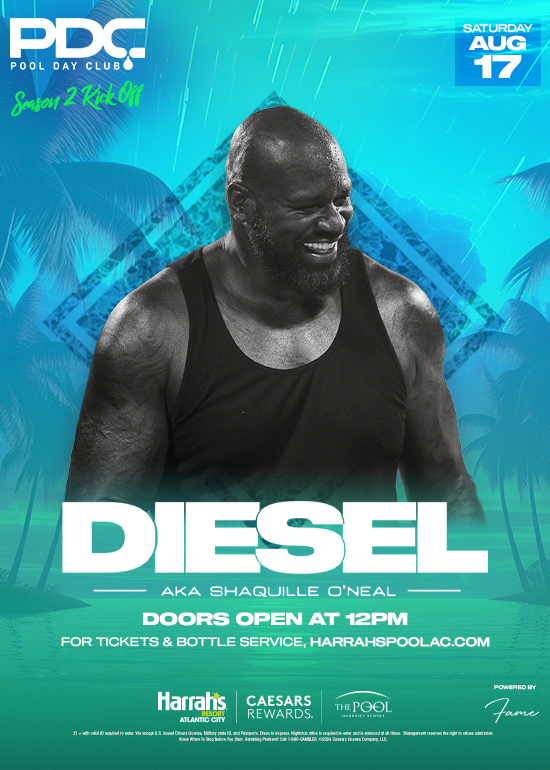 DJ DIESEL aka SHAQUILLE O'NEAL at Pool Day Club Tickets at The Pool at ...