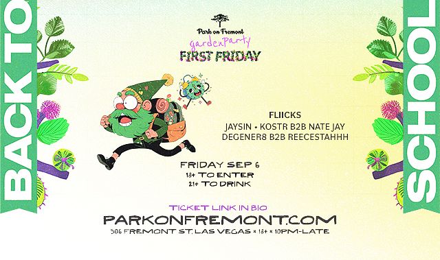 POF: GARDEN PARTY - BACK TO SCHOOL (18+) Tickets at Park On Fremont in ...