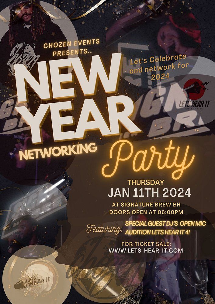 Let's Hear It: NEW YEAR Networking Party & Open Mic Auditions Tickets ...
