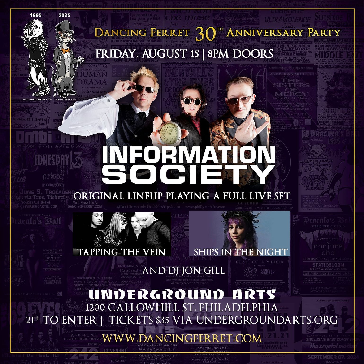 Information Society Tickets at Underground Arts in Philadephia by ...
