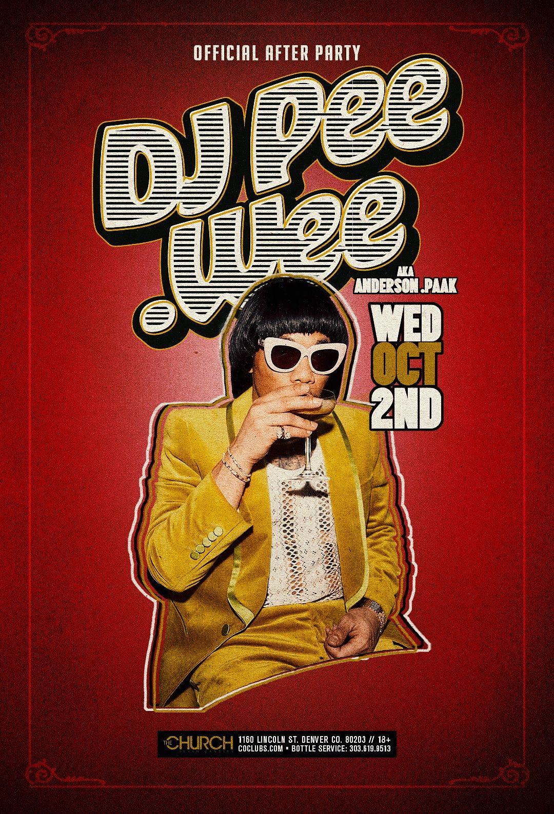 DJ PEE.WEE Tickets at The Church Nightclub in Denver by The Church Nightclub | Tixr