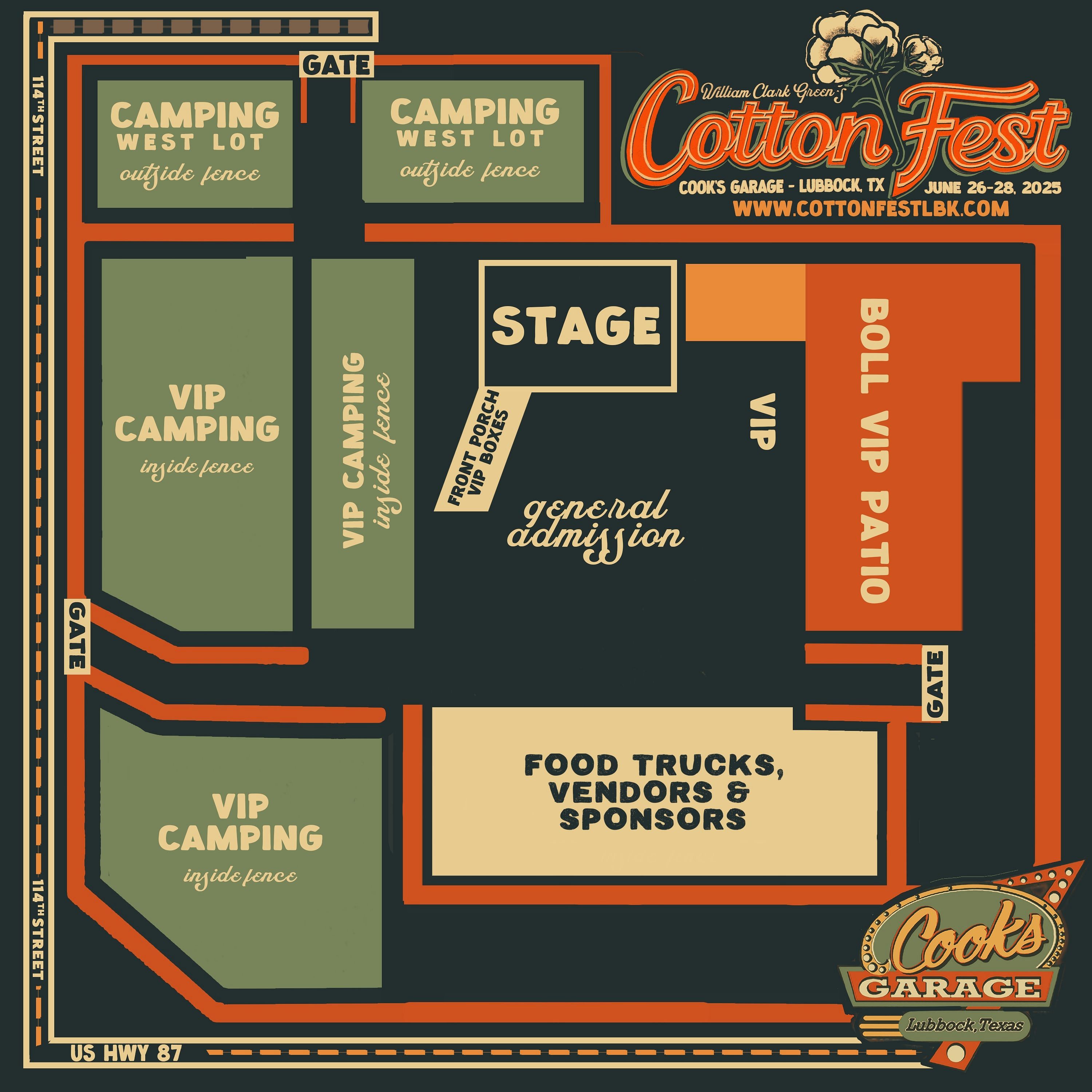COTTON FEST 2025 Tickets at Cook's Garage in Lubbock by Cooks Garage | Tixr