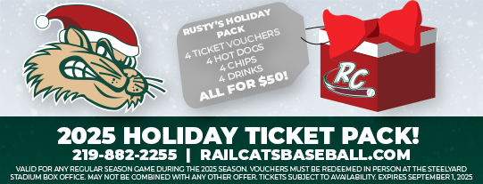 RailCats Holiday Pack Tickets at Steel Yard in Gary by Gary SouthShore ...