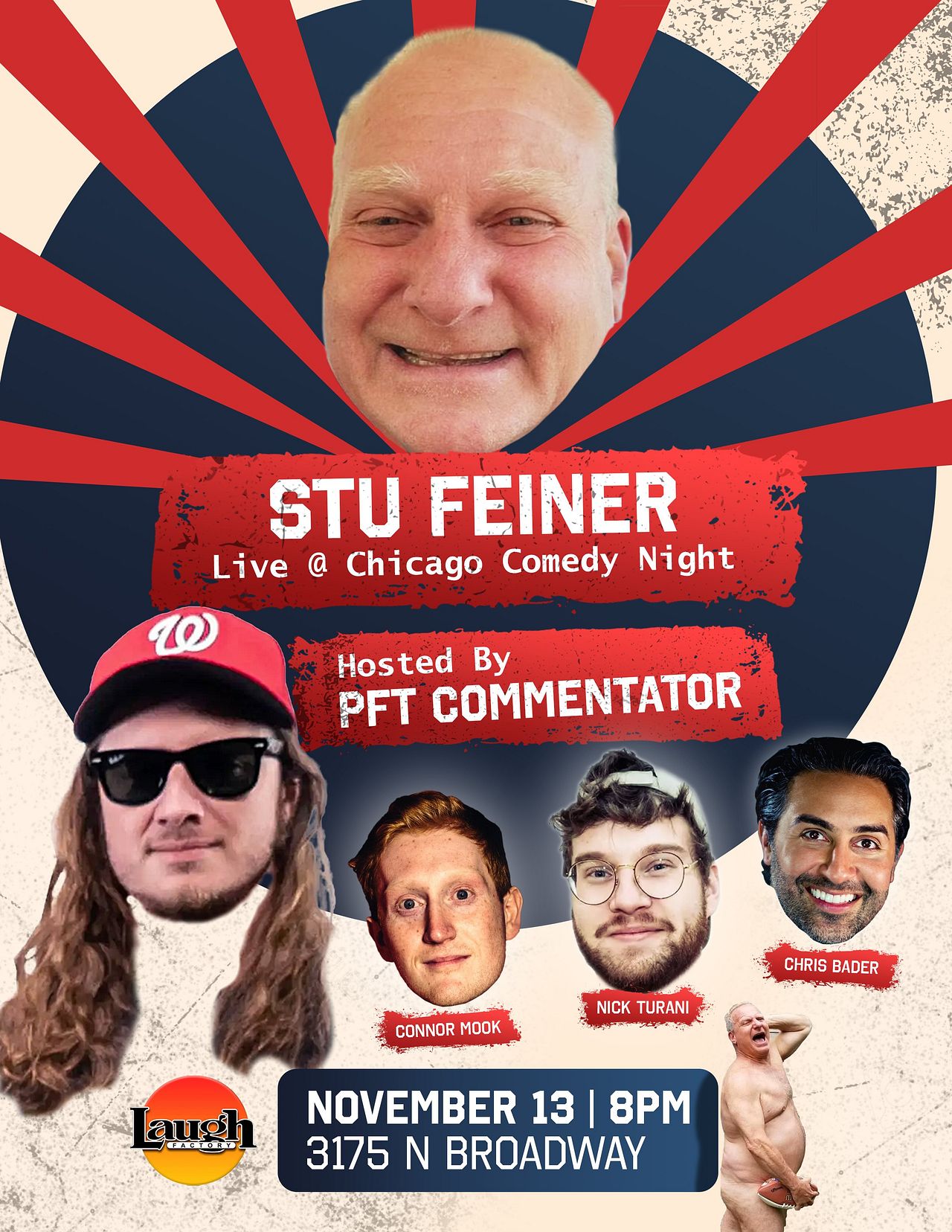 Barstool Stu Feiner Hosts: Chicago Comedy Night Vol. 7 Tickets at Laugh ...