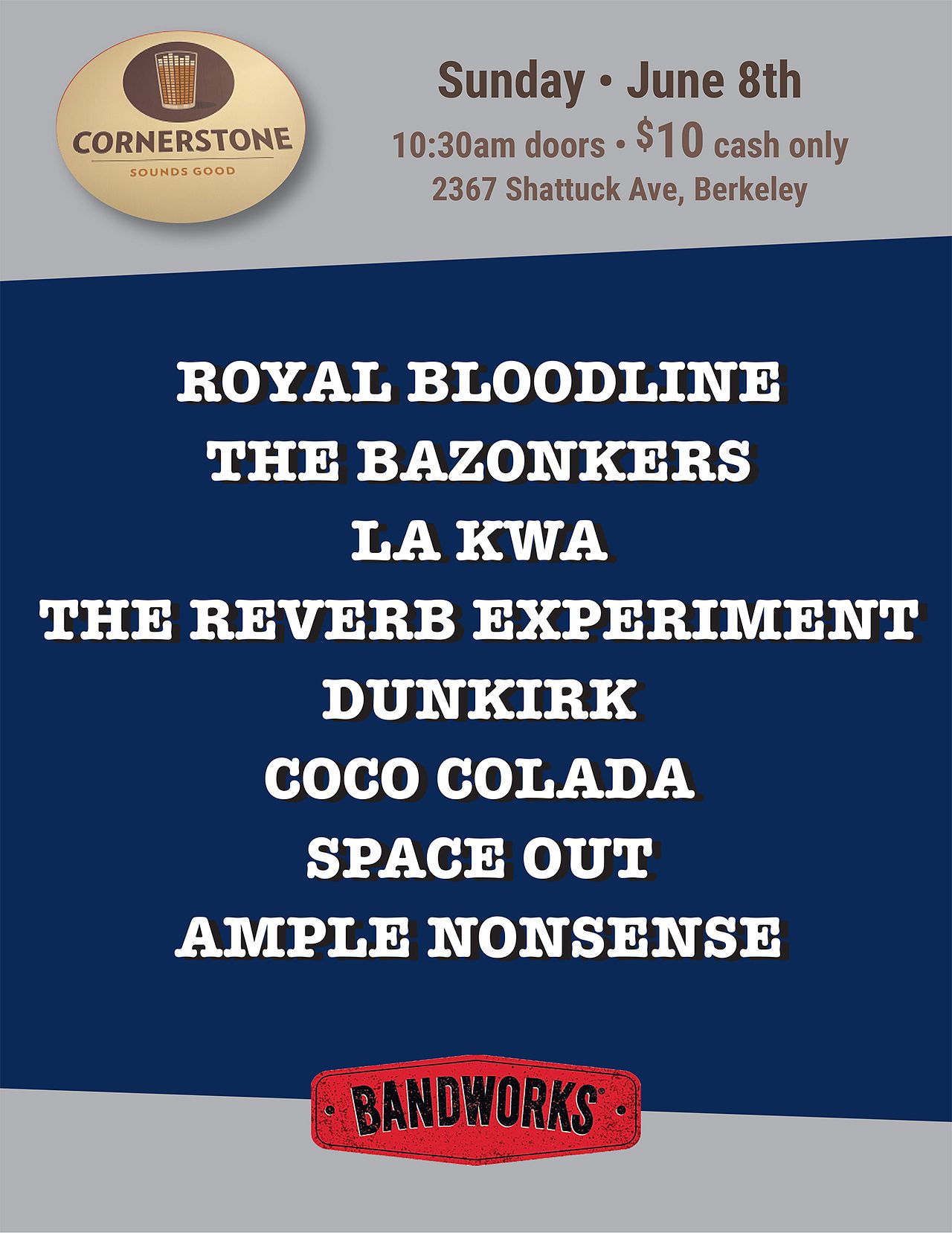 Bandworks Tickets at Cornerstone in Berkeley by Cornerstone Berkeley | Tixr