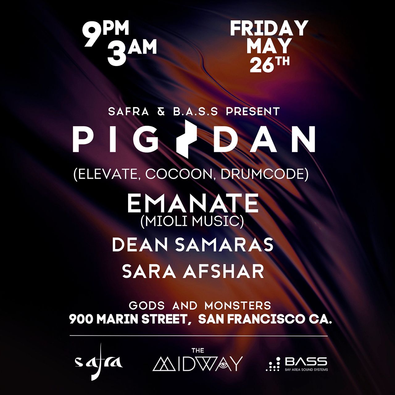 Safra and B.A.S.S Present Pig&Dan Tickets at The Midway in San ...