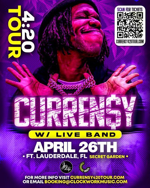 CURREN$Y 4:20 TOUR FT. LAUDERDALE APRIL 26TH Tickets at The Secret Garden in Fort Lauderdale by ...