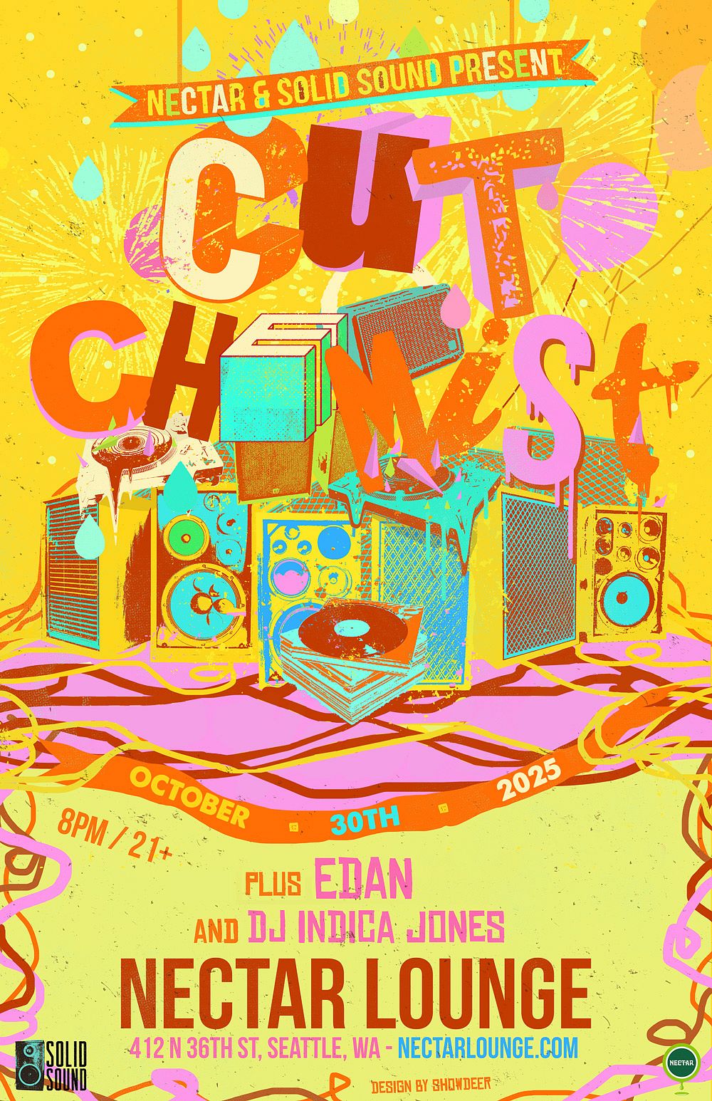 CUT CHEMIST plus Edan and DJ Indica Jones Tickets at Nectar Lounge in Seattle by Nectar Lounge ...