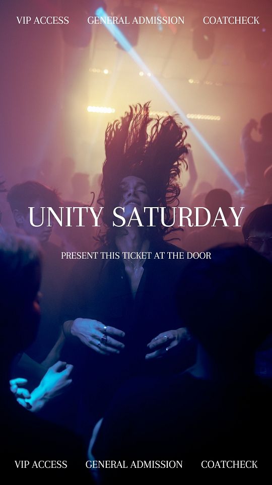 Unity - Saturday Tickets at Club Unity in Montréal by Club Unity | Tixr