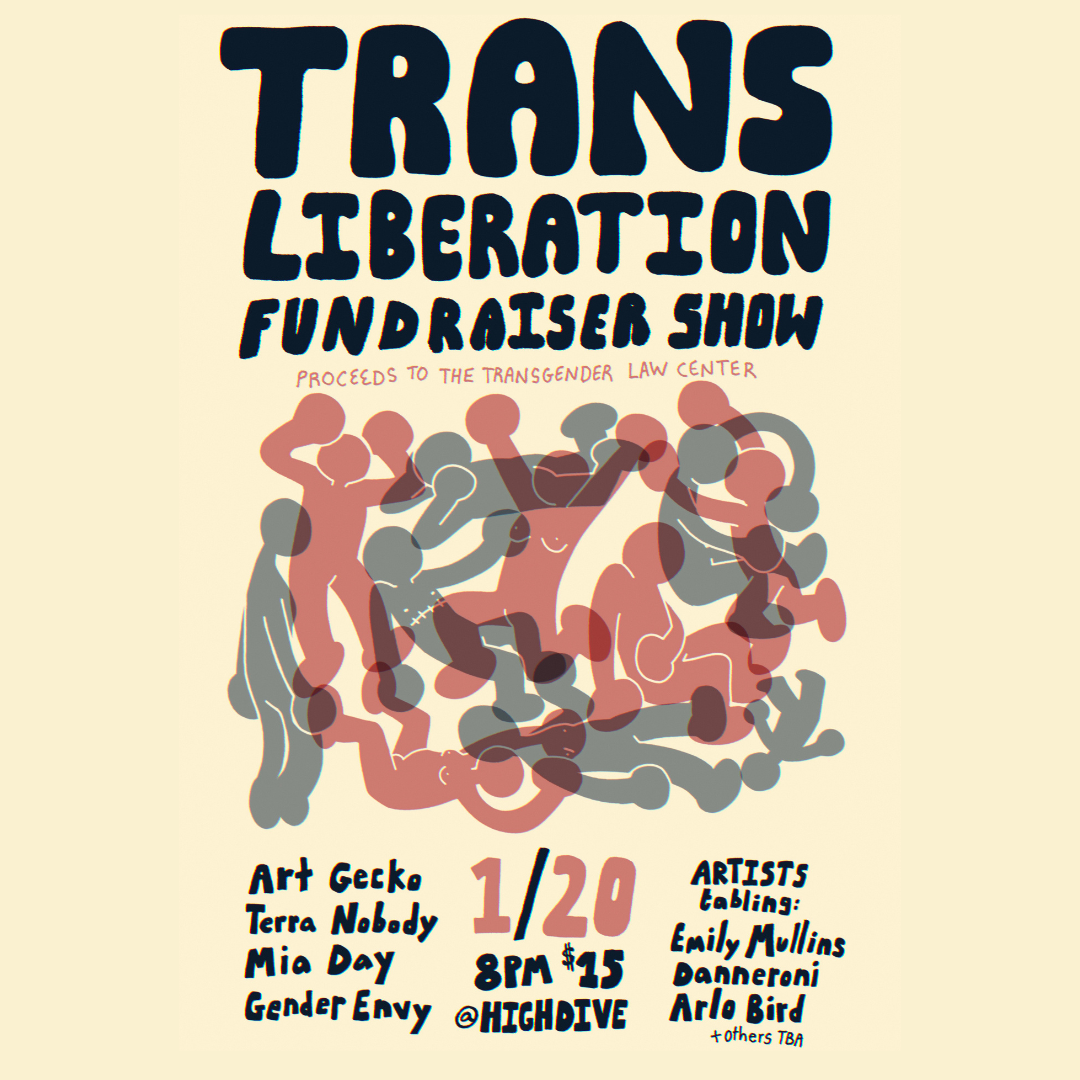 Trans Liberation Fundraiser Show w/ Art Gecko, Terra Nobody, and more ...
