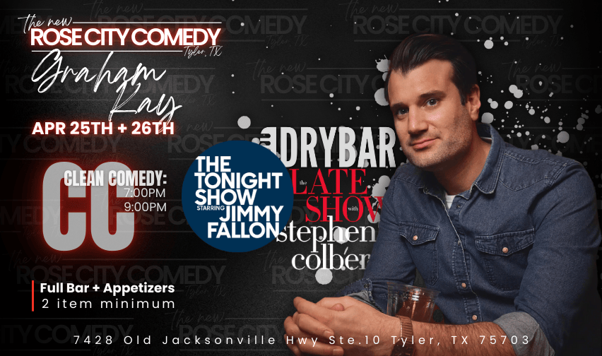 GRAHAM KAY Tickets at Rose City Comedy in Tyler by Rose City Comedy ...