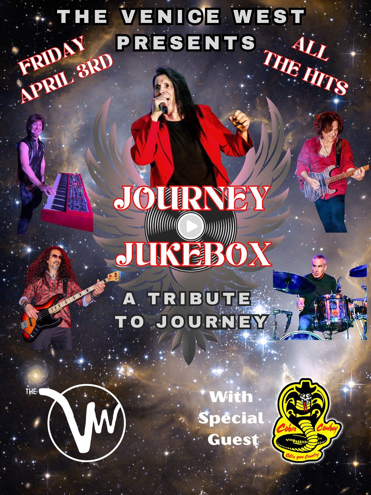 Journey Jukebox - A Tribute to Journey w/ Cobra Cowboy Tickets at The ...