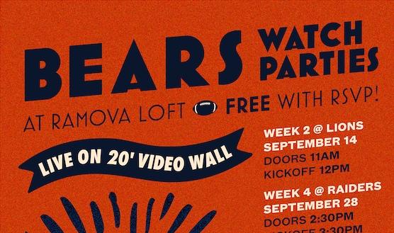 Bears @ Raiders Watch Party! Tickets at Ramova Loft in Chicago by ...