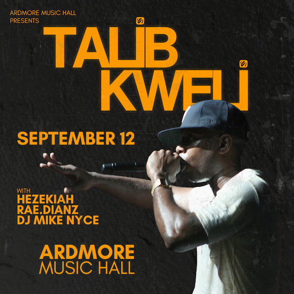 Talib Kweli Tickets at Ardmore Music Hall in Ardmore by Ardmore Music ...