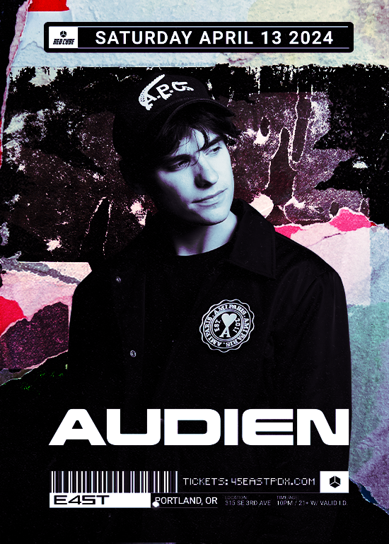 AUDIEN Tickets at 45 East in Portland by 45 East | Tixr