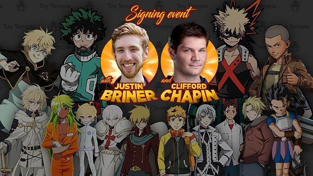 Signing Event with Justin Briner & Clifford Chapin Tickets at Toy ...