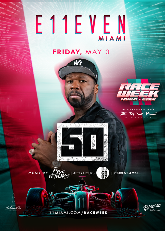 50 CENT Tickets at E11EVEN Miami in Miami by 11 Miami | Tixr