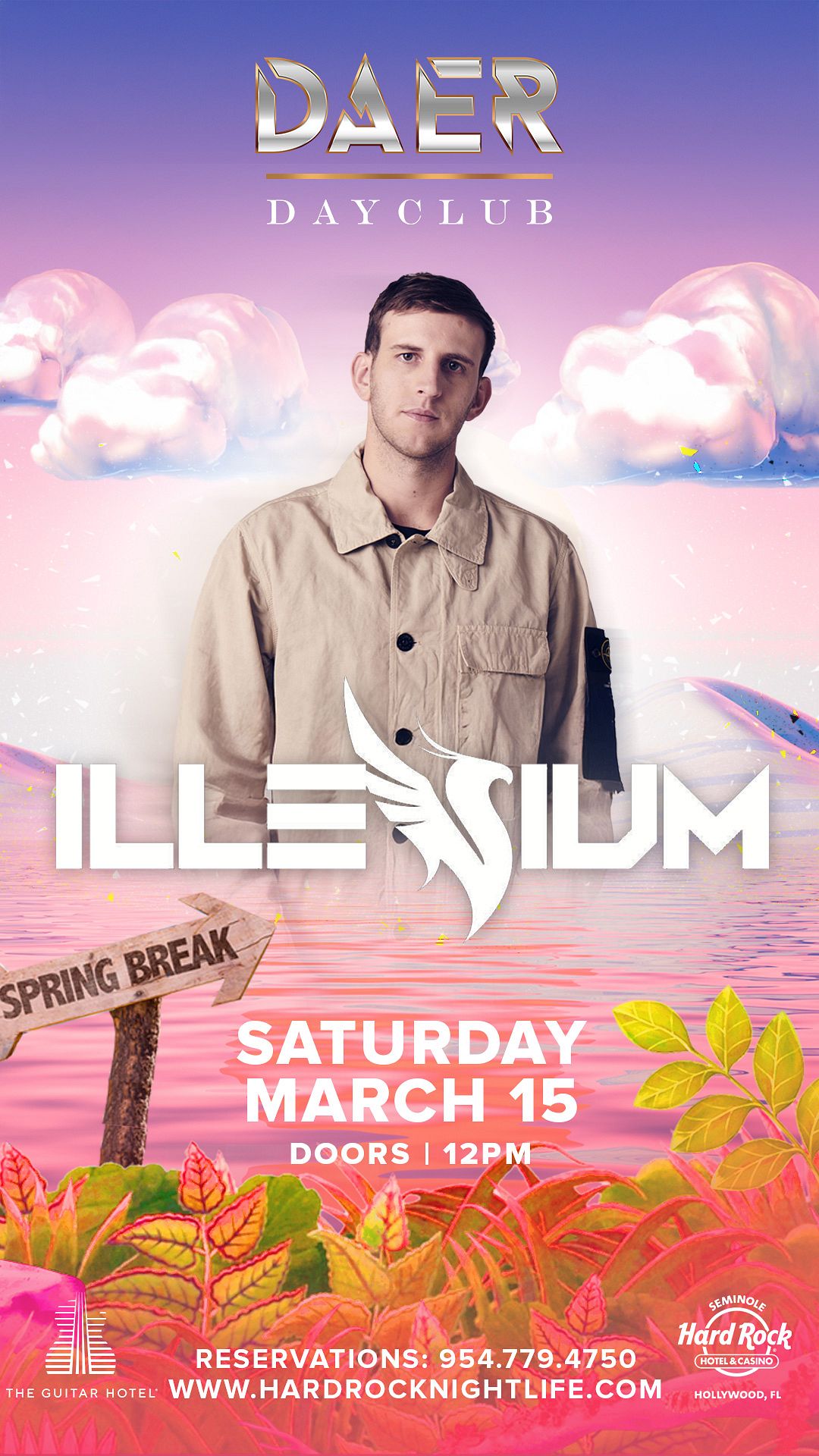 ILLENIUM | DAER Dayclub Tickets at DAER Dayclub South Florida in ...