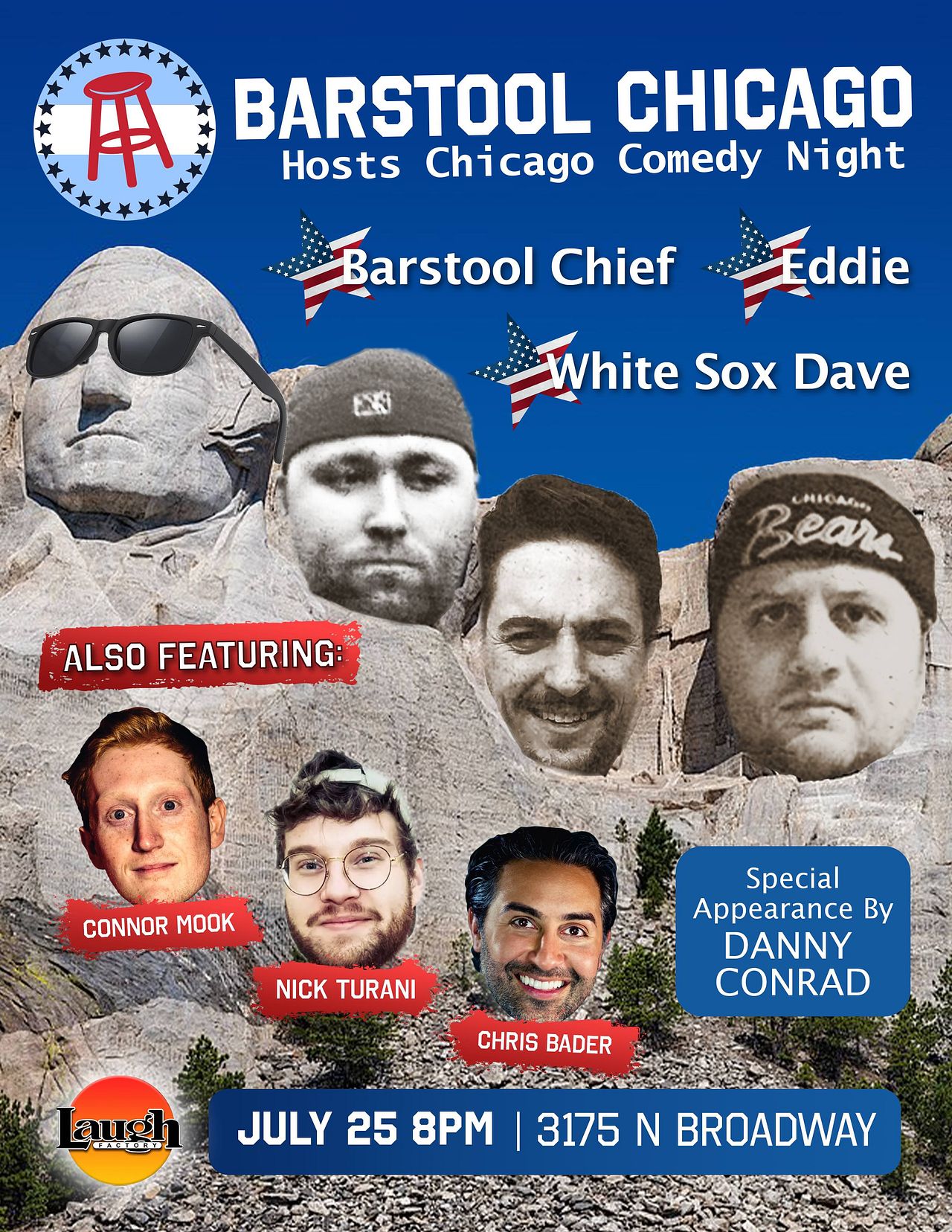 Barstool Hosts: Chicago Comedy Night Vol. 6 Tickets at Laugh Factory ...