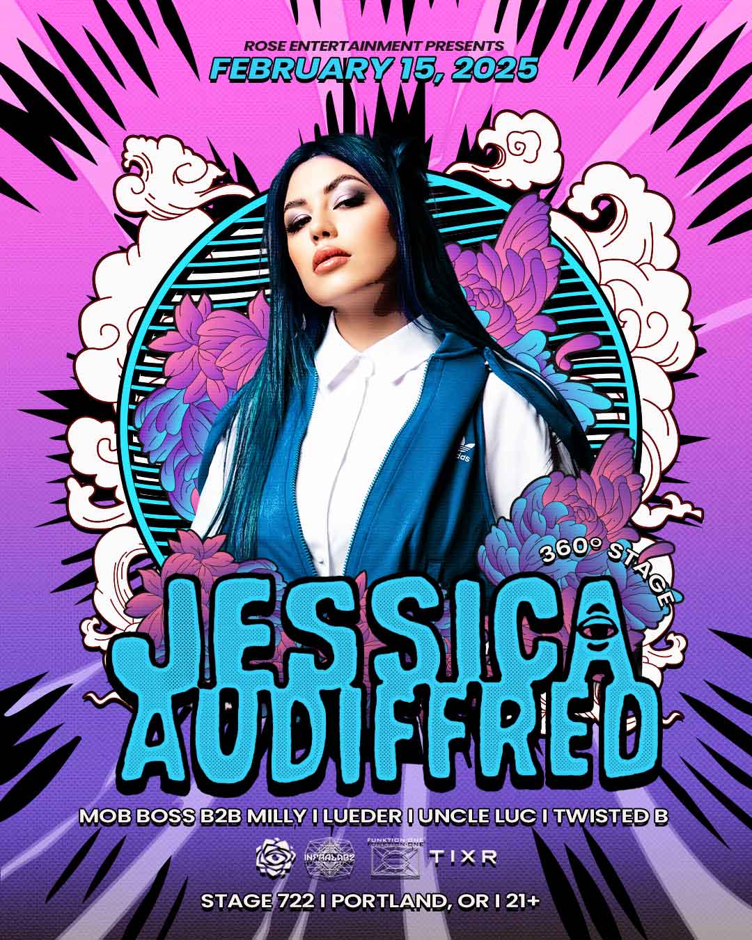 Jessica Audiffred at Stage 722 Tickets at Stage 722 in Portland by Rose Entertainment PNW | Tixr
