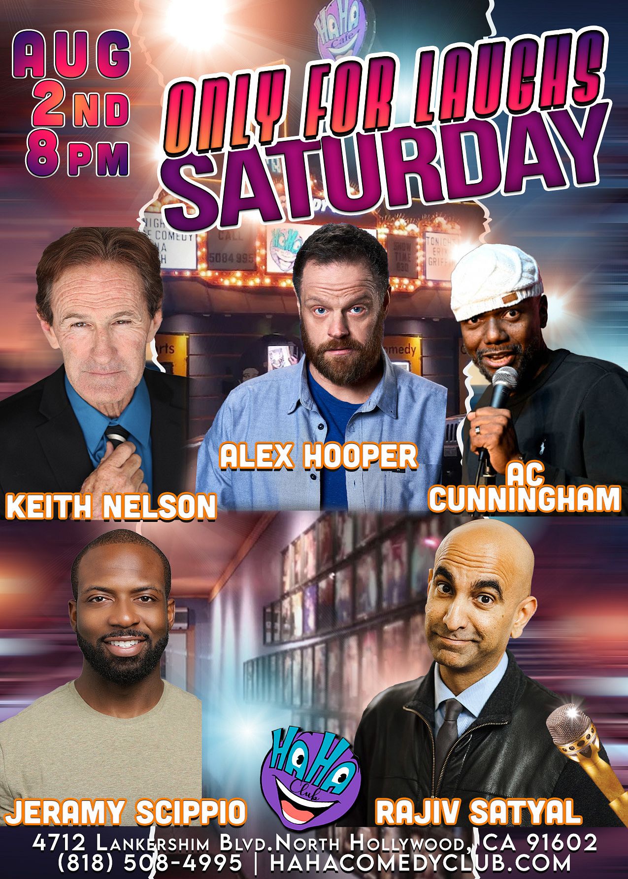 Only For Laughs Tickets at Ha Ha Comedy Club in Los Angeles by Haha ...