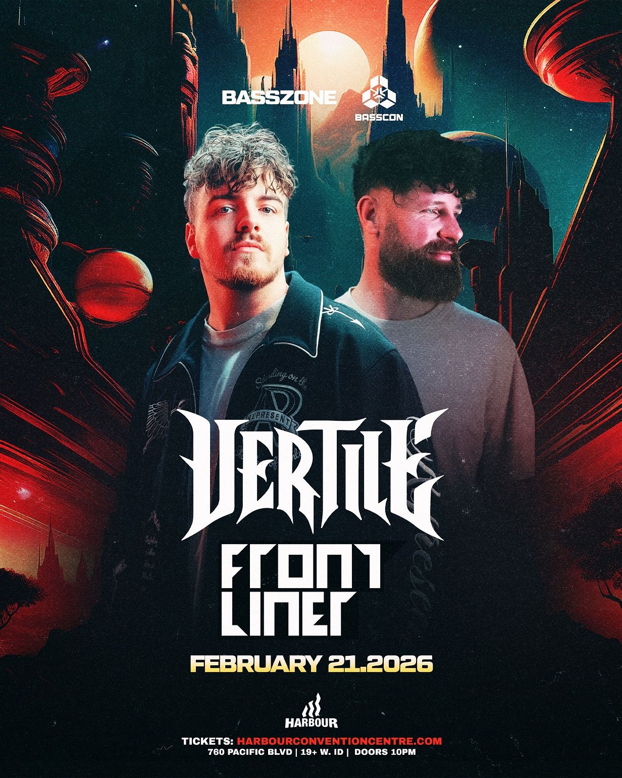 Vertile & Frontliner Tickets at Harbour Event & Convention Centre in ...