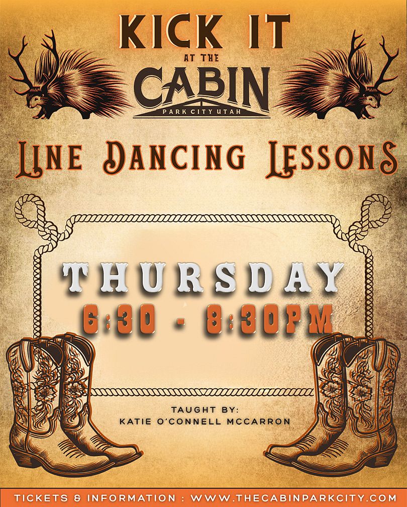 Line Dancing Lessons Tickets at The Cabin in Park City by The Cabin ...