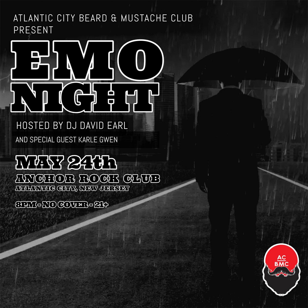 Emo Night w/ David Earl & special guest Karle Gwen Tickets at Anchor ...