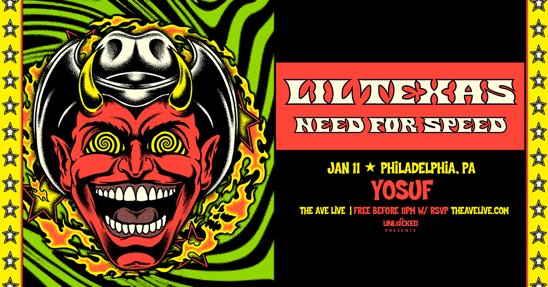 Lil Texas Tickets at The Ave Live in Philadelphia by Unlocked Presents ...