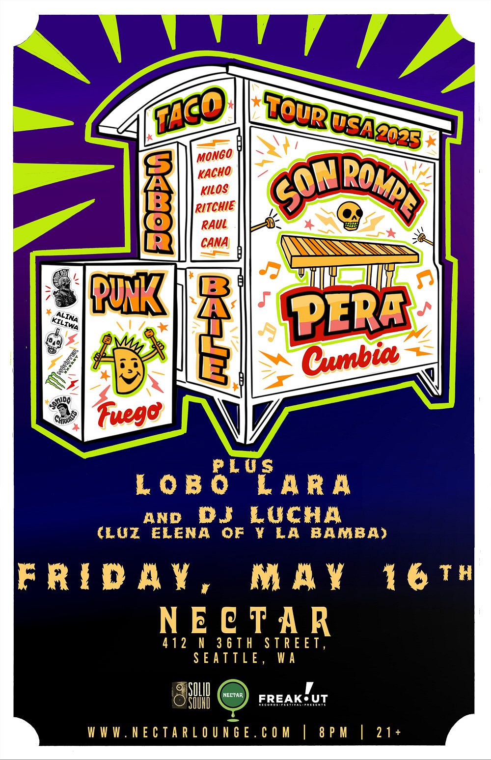 SON ROMPE PERA with Lobo Lara plus DJ Lucha (of Y La Bamba) Tickets at ...
