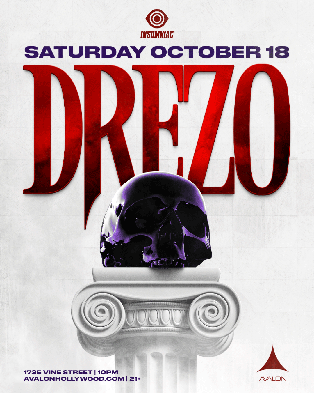 Insomniac presents Drezo Tickets at Avalon Hollywood in Los Angeles by ...