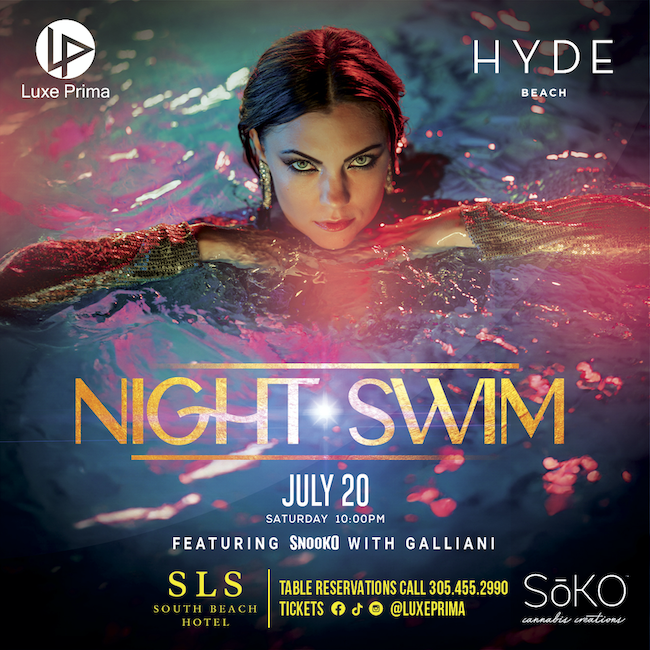 Luxe Prima | Night Swim Opening Party Tickets at Hyde Beach in Miami ...